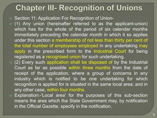 Maharashtra Recognition of Trade Unions & Prevention of Unfair Labour ...