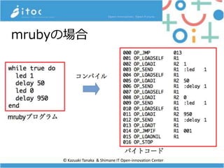 mruby/c機能紹介20160329 | PPT