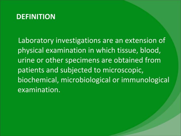 Lab Investigations in Perio | PPT
