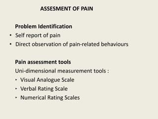 Pain and pain pathways | PPTX
