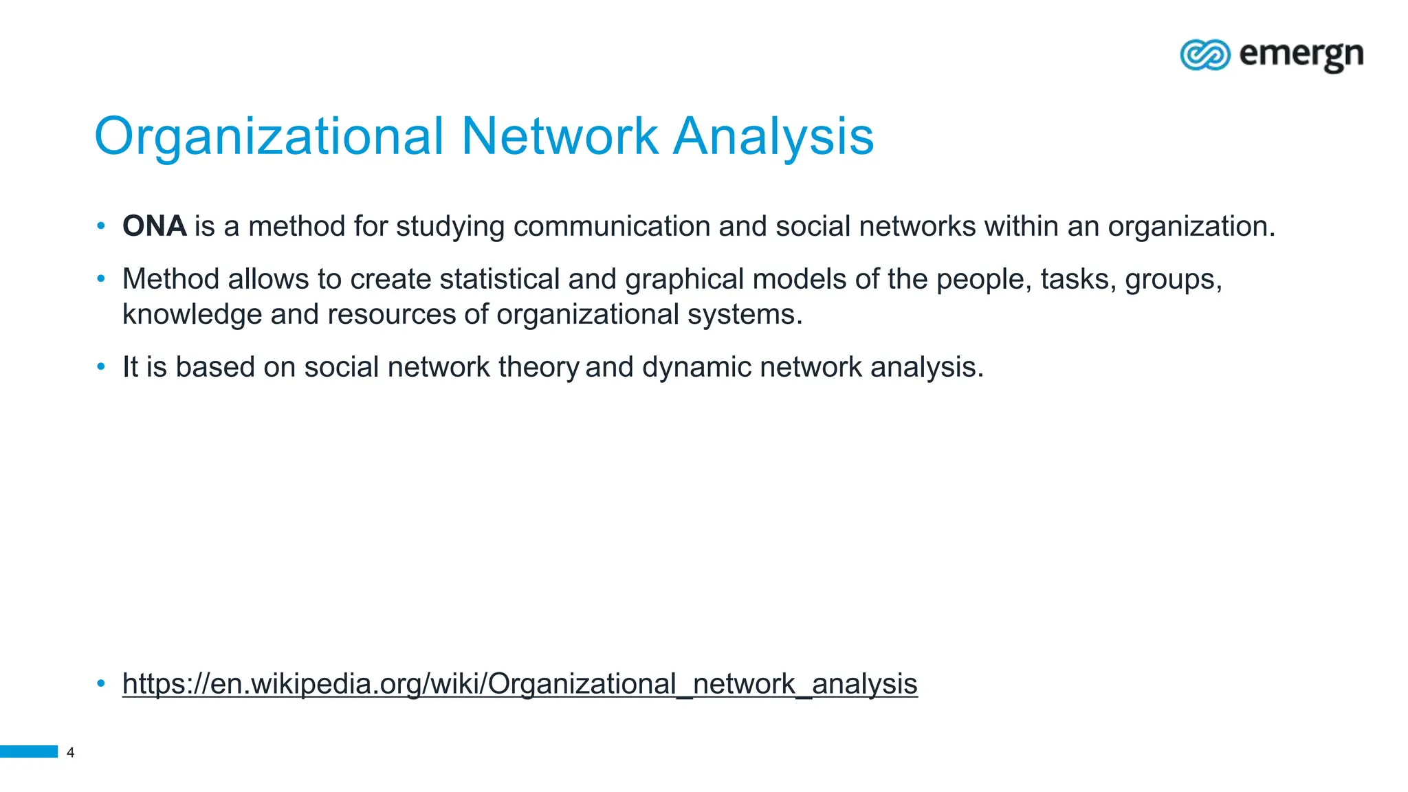 Organizational network analysis RIGA COMM 2019 | PPT
