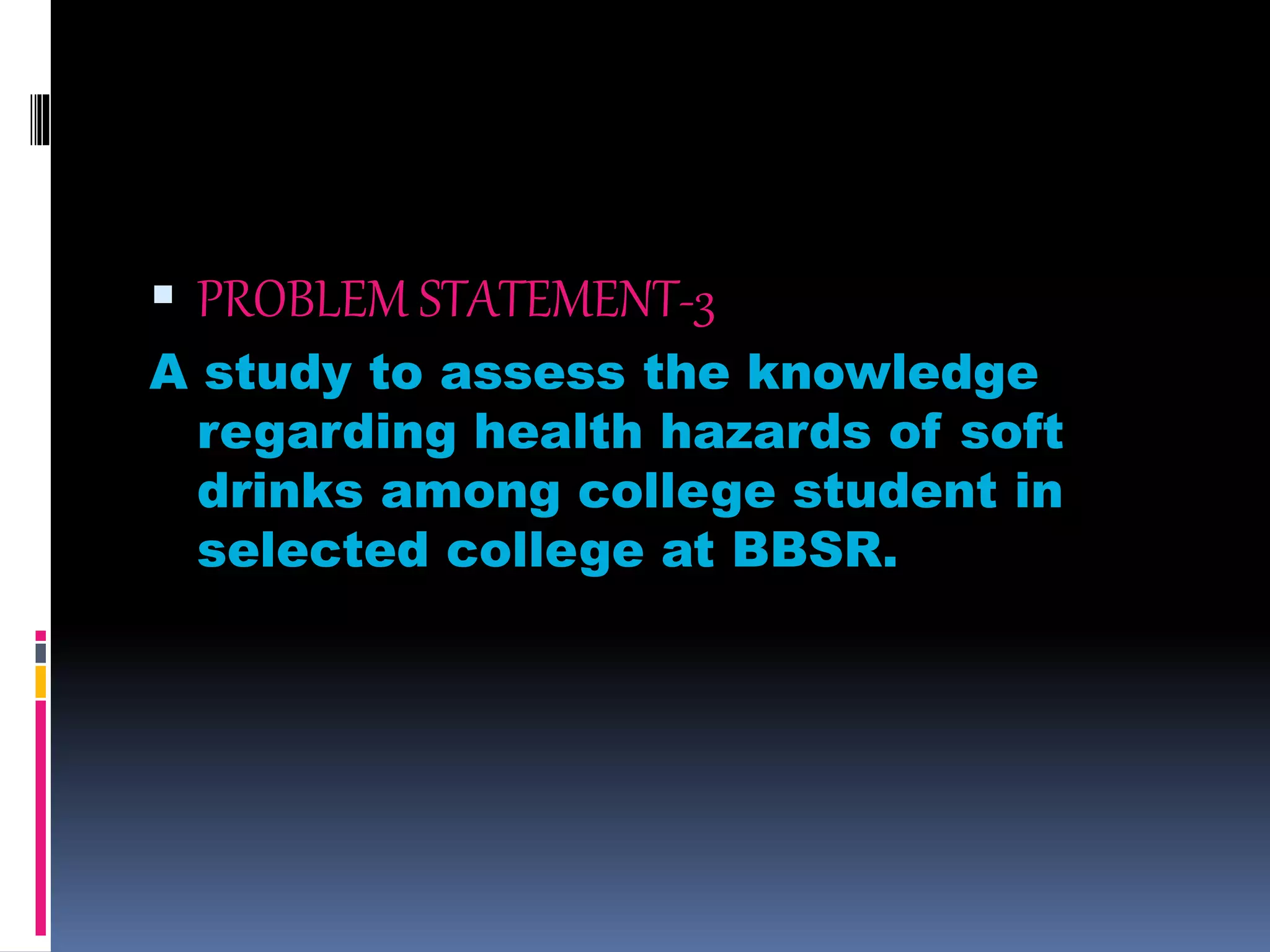 Research problems statement | PPTX