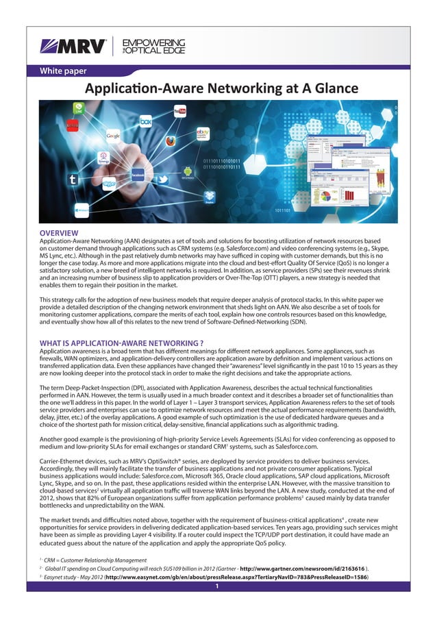 Mrv wp-application-aware-networking | PDF