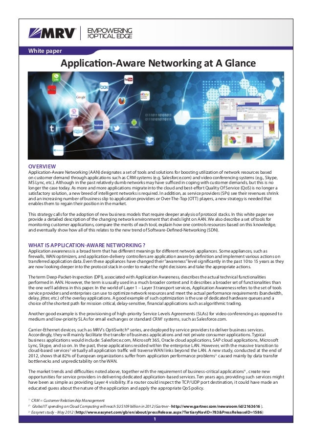 Mrv Wp Application Aware Networking