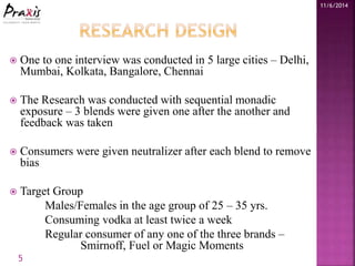 Market Research Blind Product Test | PPT