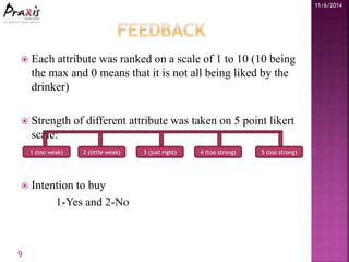 Market Research Blind Product Test | PPT