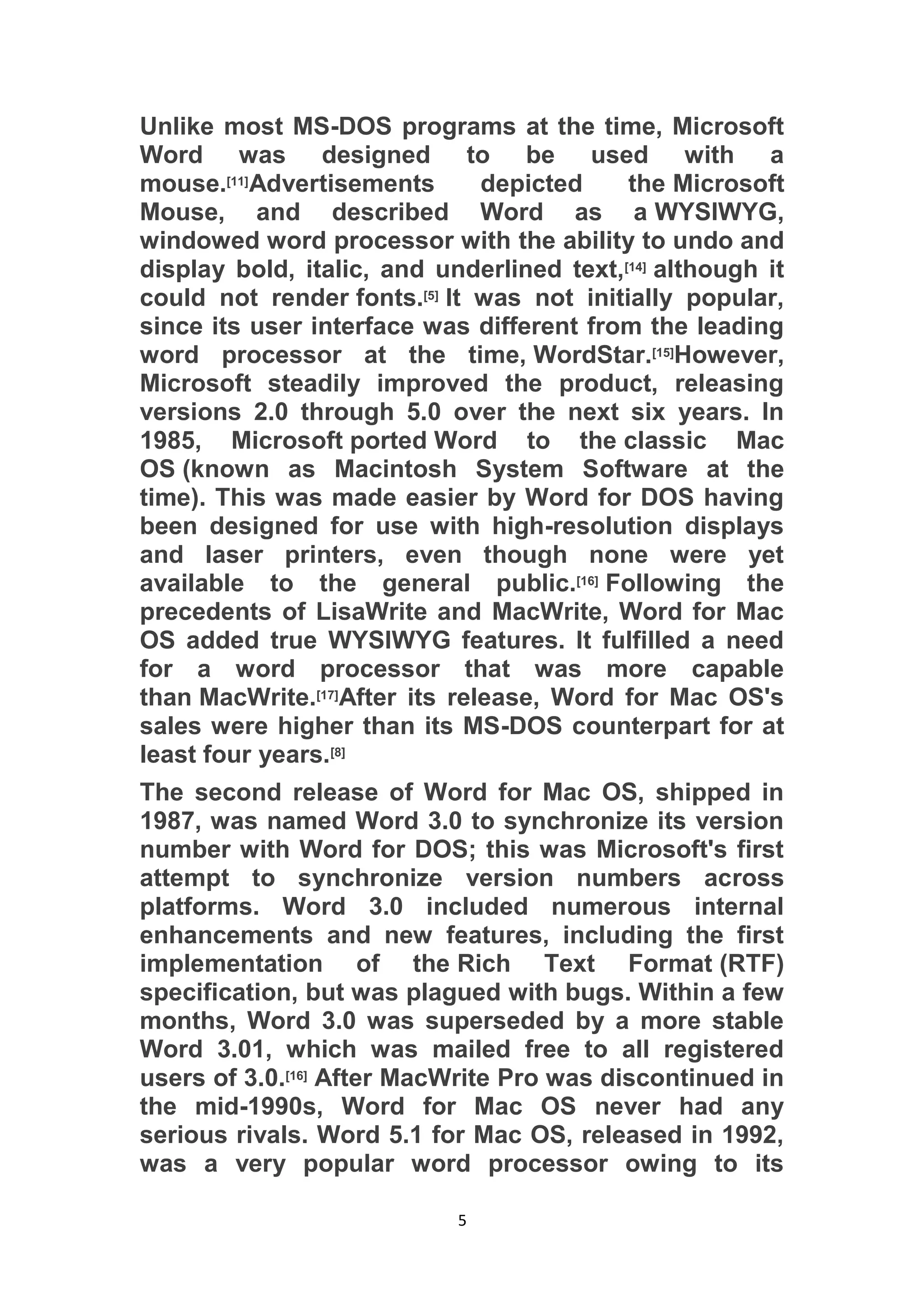 microsoft word | PDF