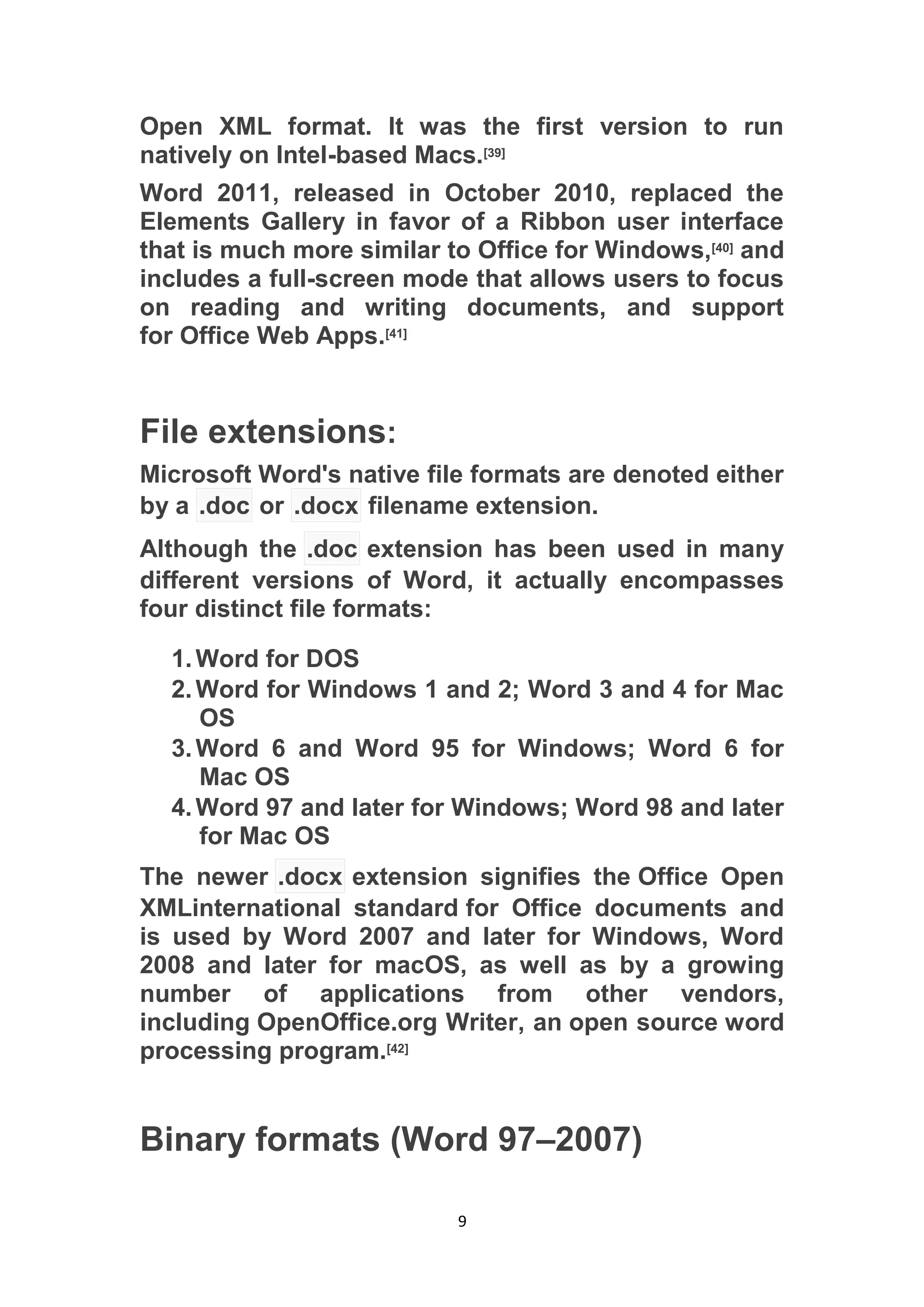 microsoft word | PDF