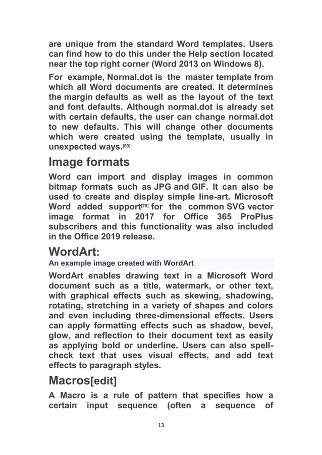 microsoft word | PDF
