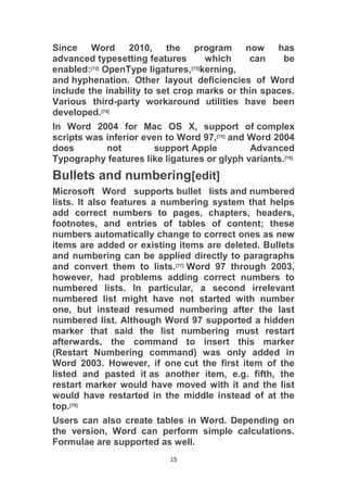 microsoft word | PDF