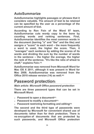 microsoft word | PDF