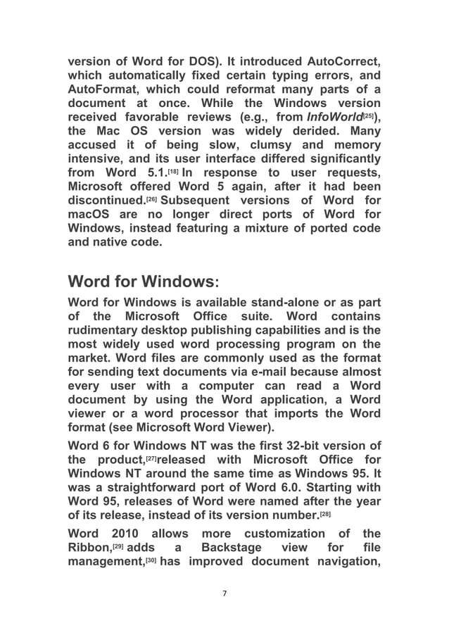 microsoft word | PDF