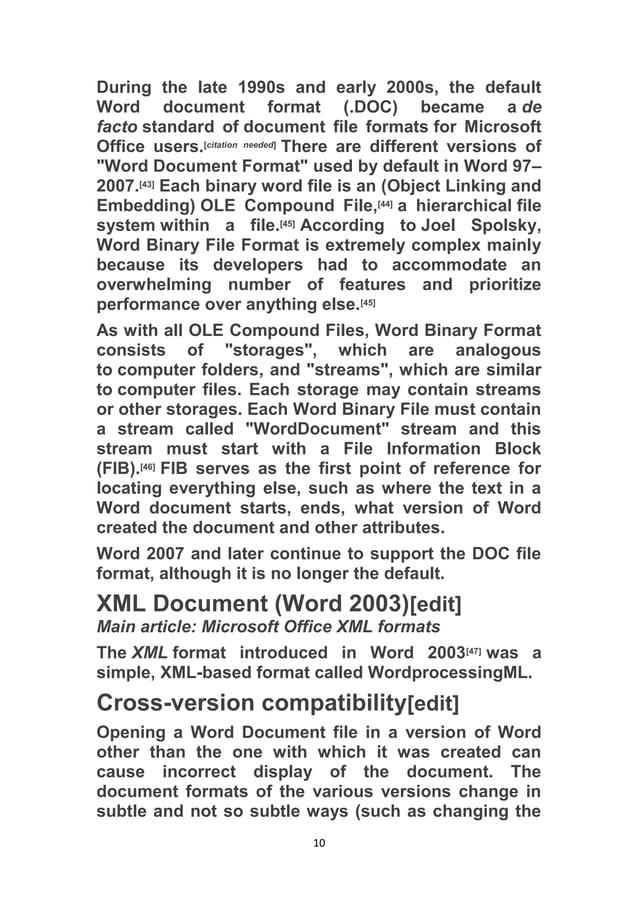microsoft word | PDF