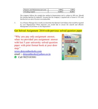 Ms 04 ignou assignment 2018 | DOCX