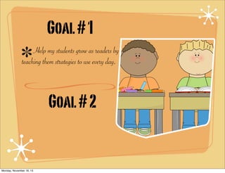 First Grade Classroom Goals | PPT
