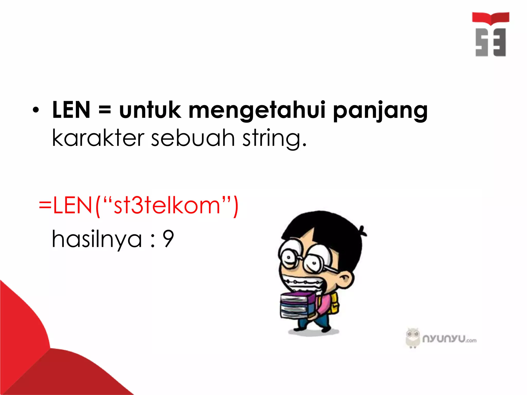 perangkat lunak lembar sebar | PPTX