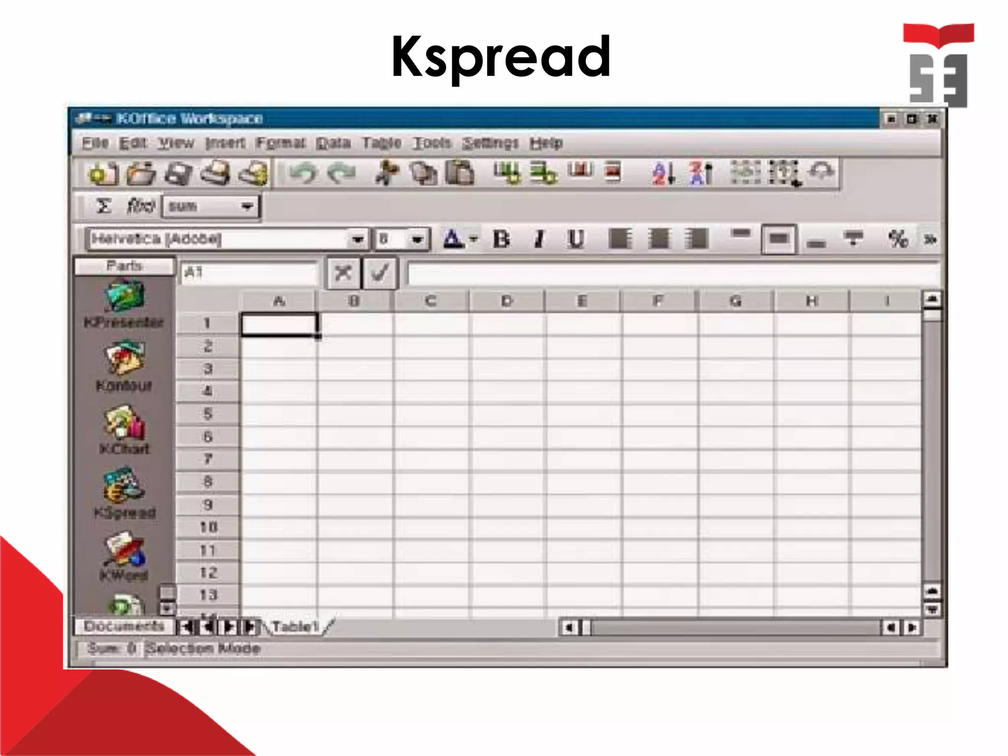 perangkat lunak lembar sebar | PPTX