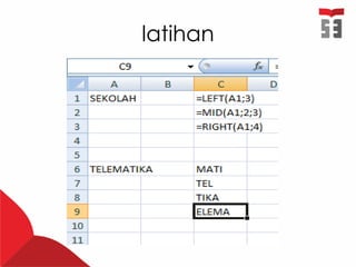 perangkat lunak lembar sebar | PPTX