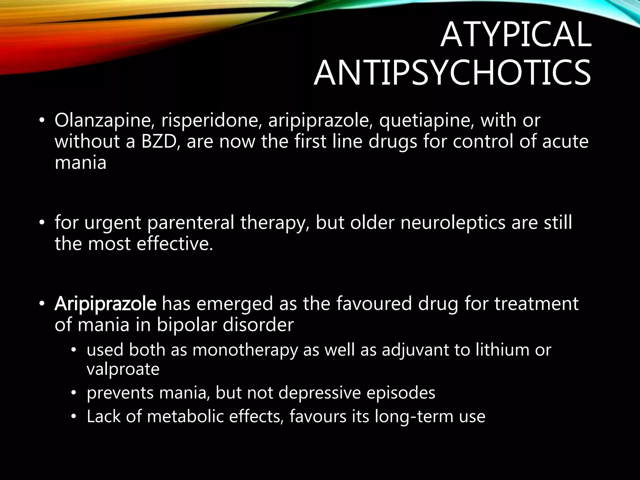 Mood Stabilisers (Antimanic drugs) | PPTX