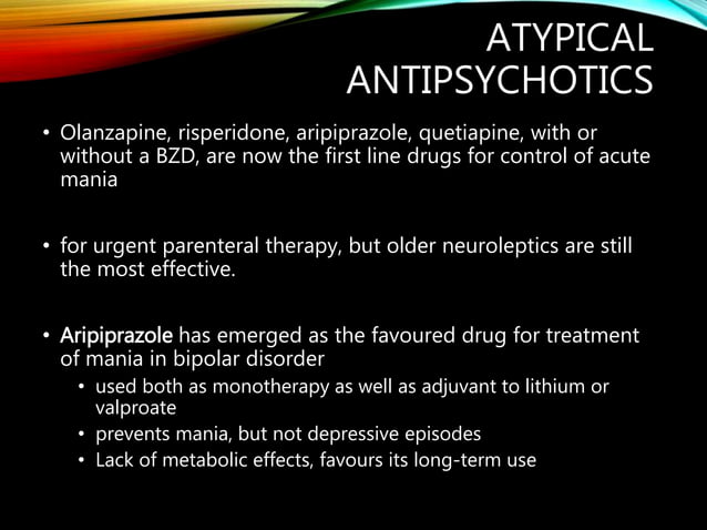 Mood Stabilisers (Antimanic drugs) | PPTX