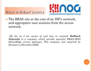 Introduction to BRAS | PDF