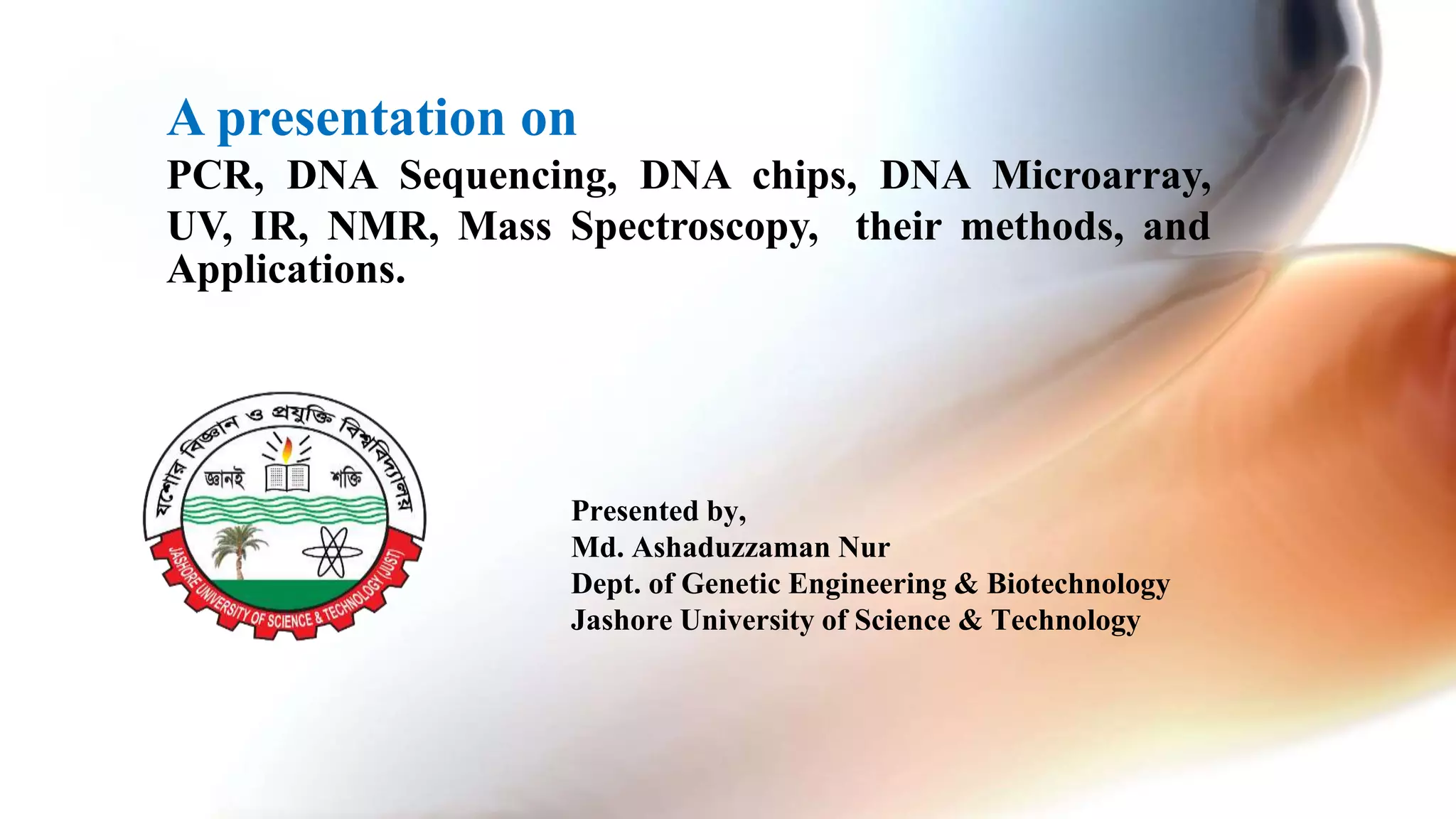 DNA fingerprinting and their molecular diagnostics. | PPT