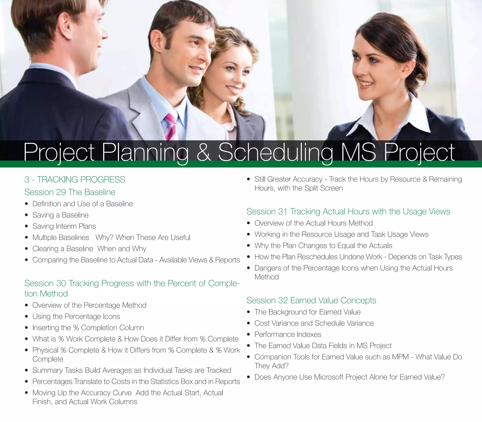 Ms.project brochure | PDF