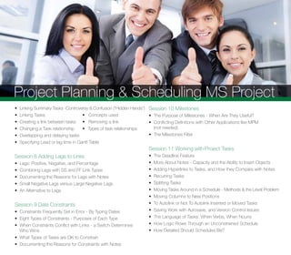 Ms.project brochure | PDF