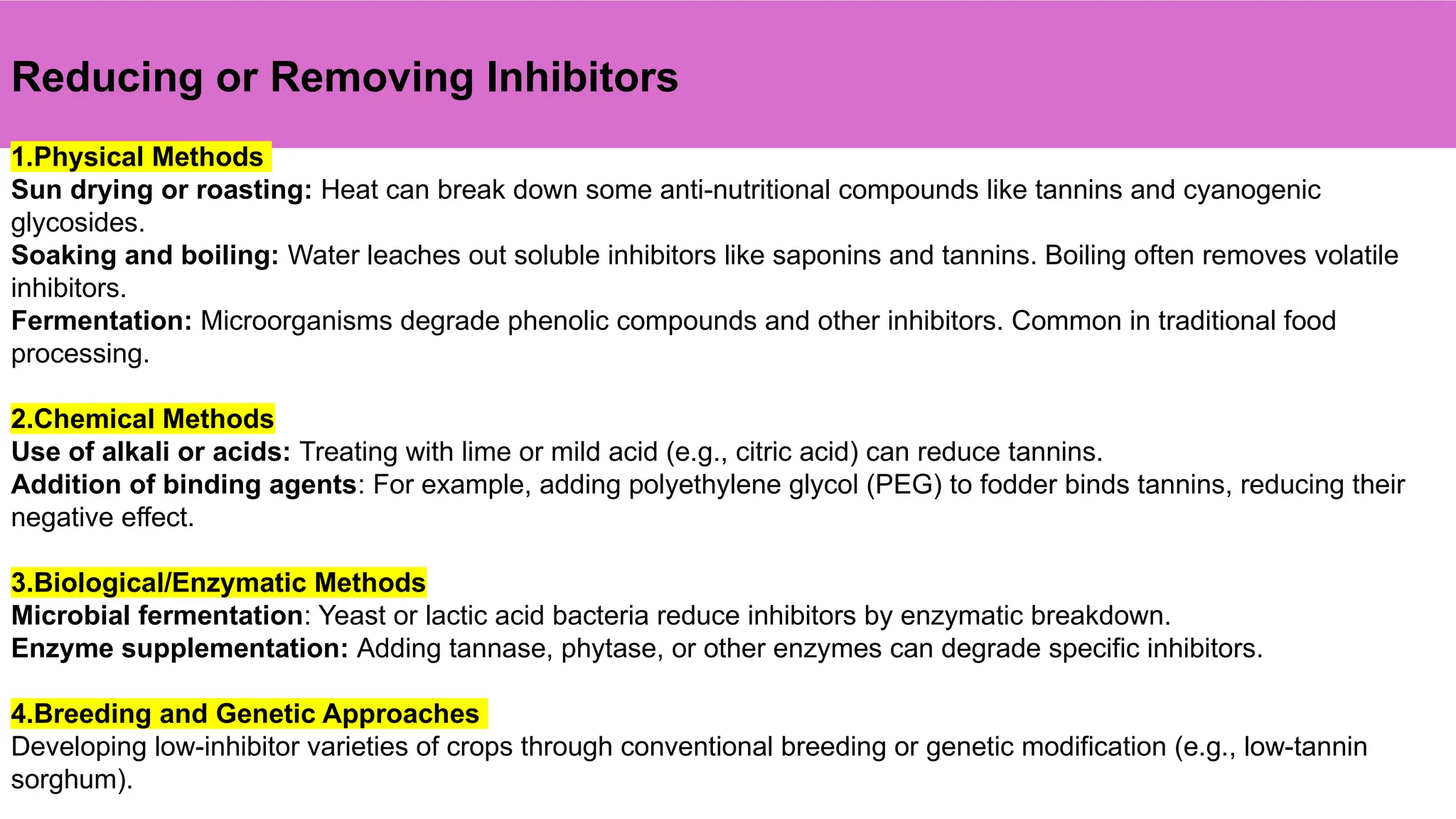 Methods to Identify Chemical Inhibitors in Plants to Permit more ...