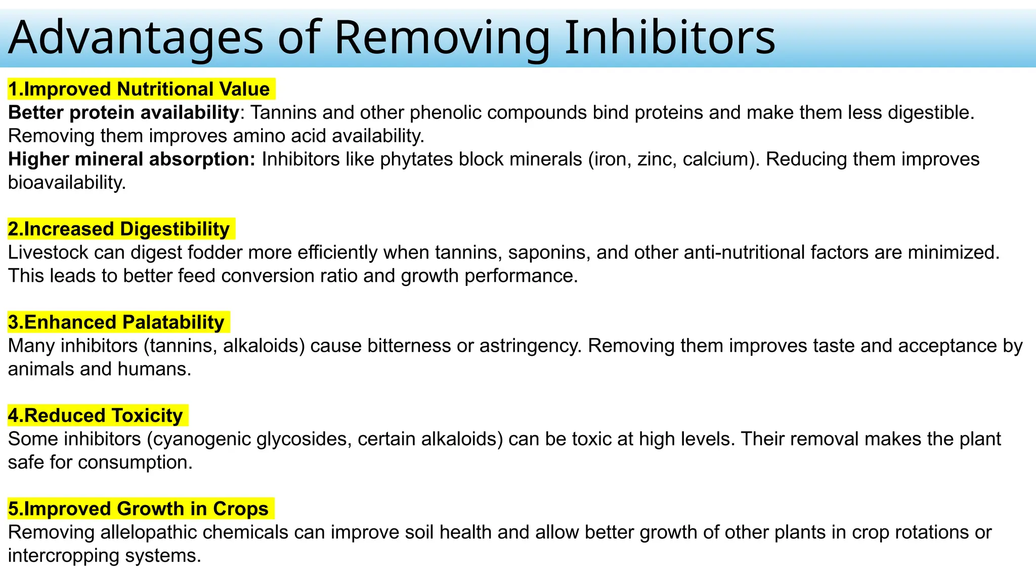 Methods to Identify Chemical Inhibitors in Plants to Permit more ...