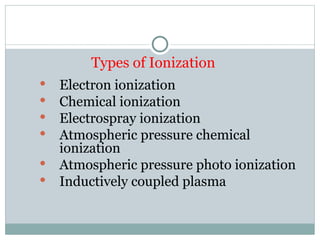 Mass Spectrometry: Principles, Instrumentation and Applications | PPT