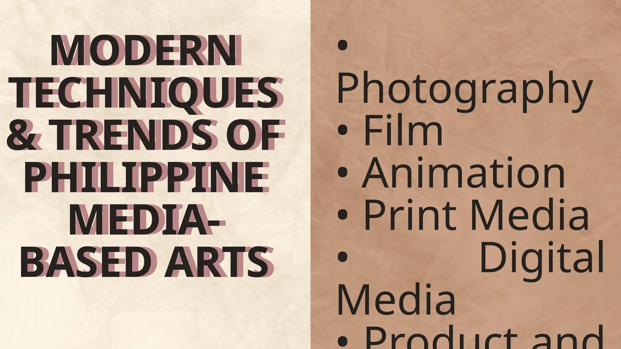 MEDIA-BASED ART AND DESIGN INTHE PHILIPPINES | PPTX