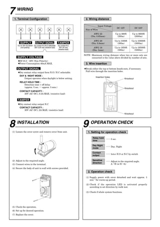 Takex MS-60E Instruction Manual | PDF