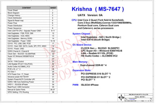 SCHEMATIC DETAILS OF 7647 MOTHER BOARD pdf | PDF