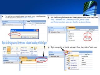 Ms access | PPTX | Databases | Computer Software and Applications