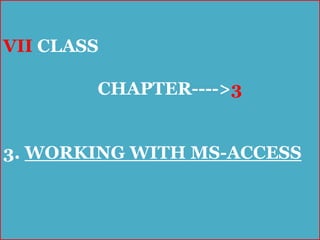 Ms access | PPT