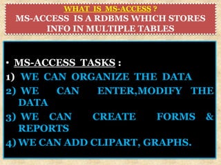 Ms access | PPT