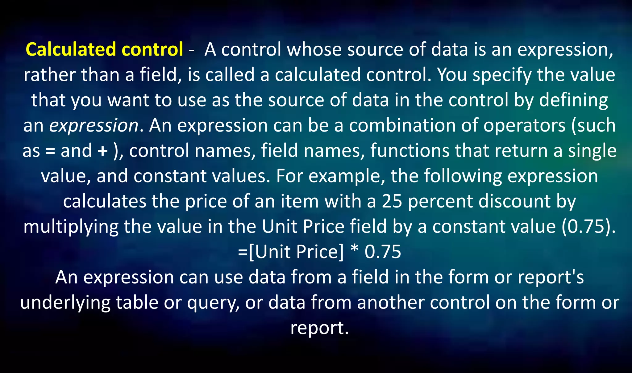 PPT On MS-Access 2007 | Full Concepts | | PPTX