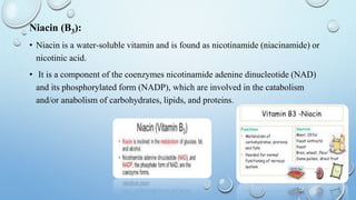 Role of vitamins in metabolism (1) | PPTX