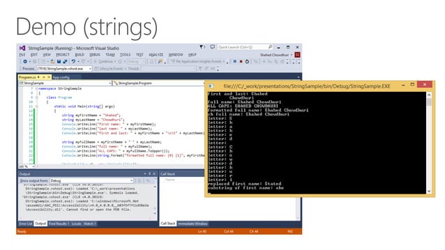 C Sharp Course 101.5 | PPT
