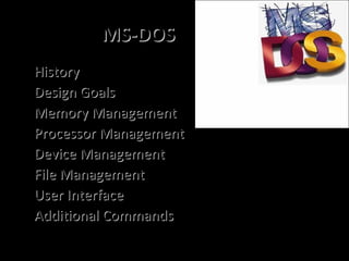 Ms dos | PPT