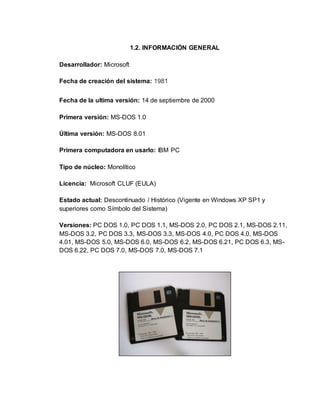 Ms dos | DOCX