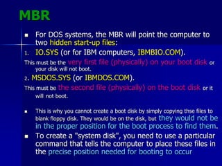 Ms dos boot process | PDF