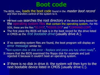 Ms dos boot process | PDF