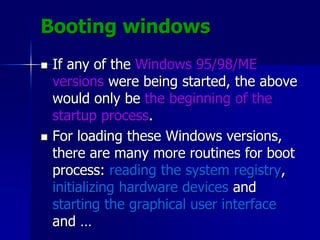 Ms dos boot process | PDF