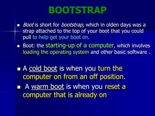 Ms dos boot process | PDF
