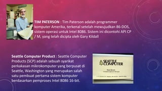 Sistem Pengoperasian MS DOS | PPTX