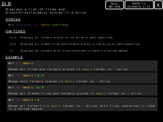 Ms dos tutorial | PPSX