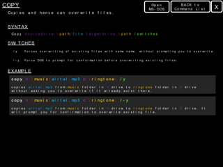 Ms dos tutorial | PPSX