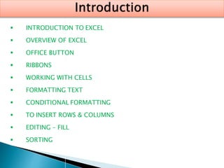 Ms excel | PPT